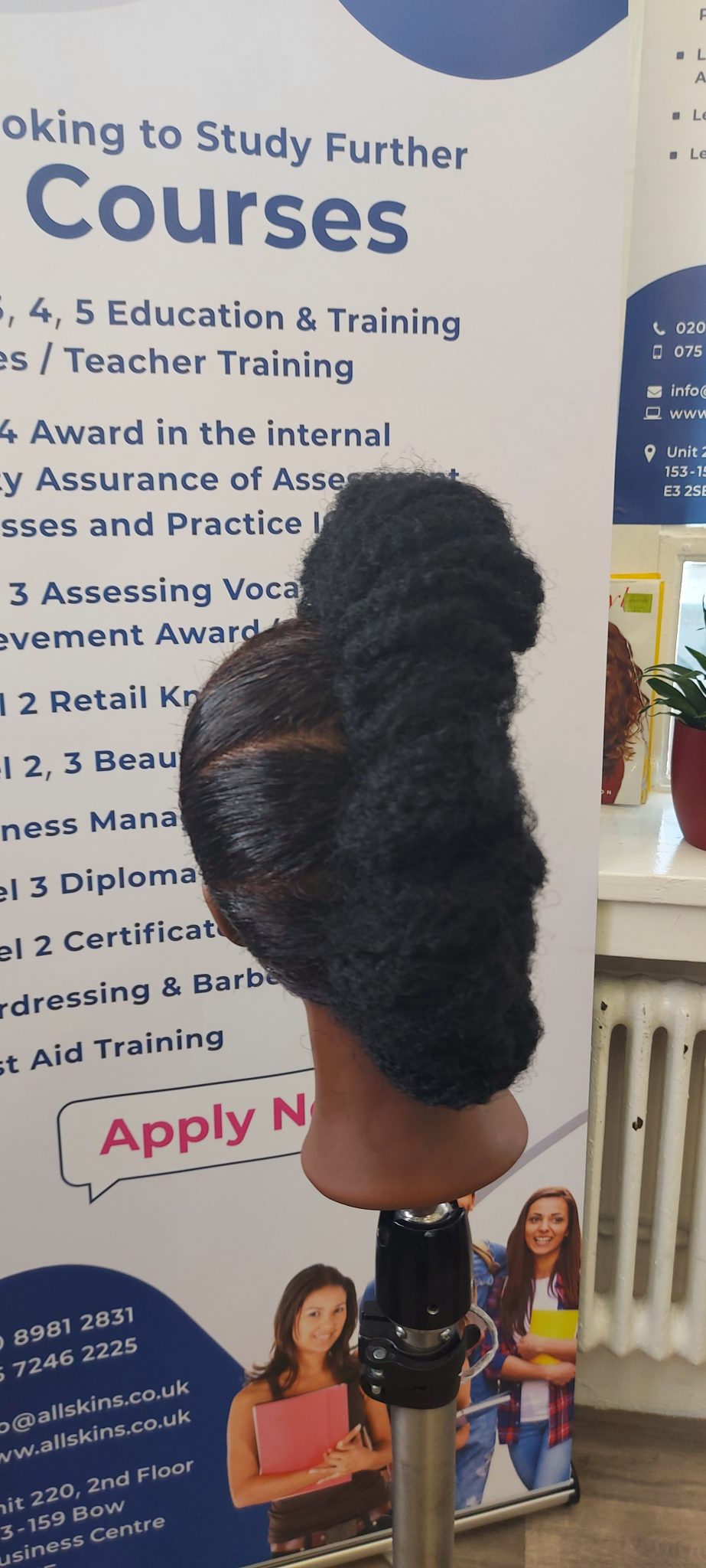 Afro Hair Styling Course - ALLSKINS Training Academy