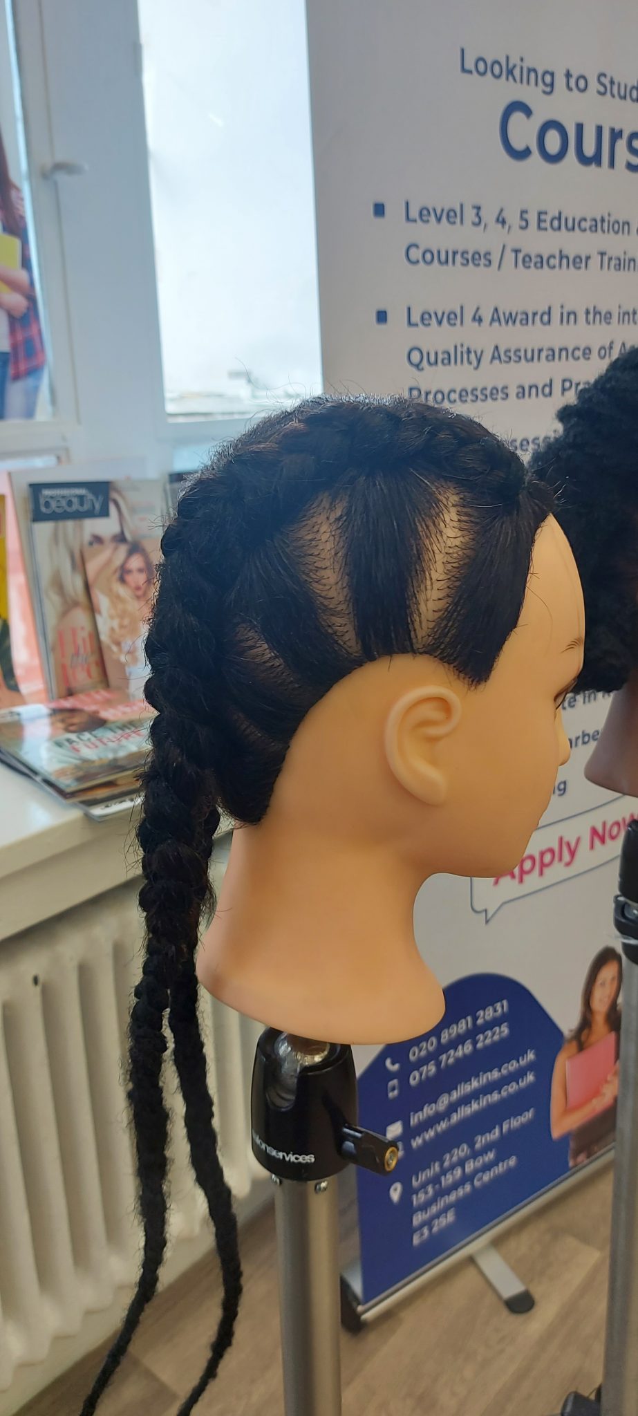 Afro Hair Styling Course - ALLSKINS Training Academy